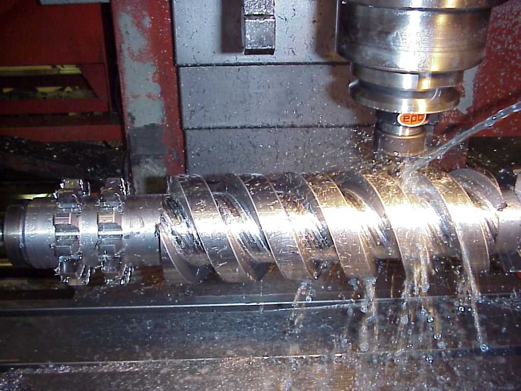 Vis extrusion - Fraisage 4 axes continus