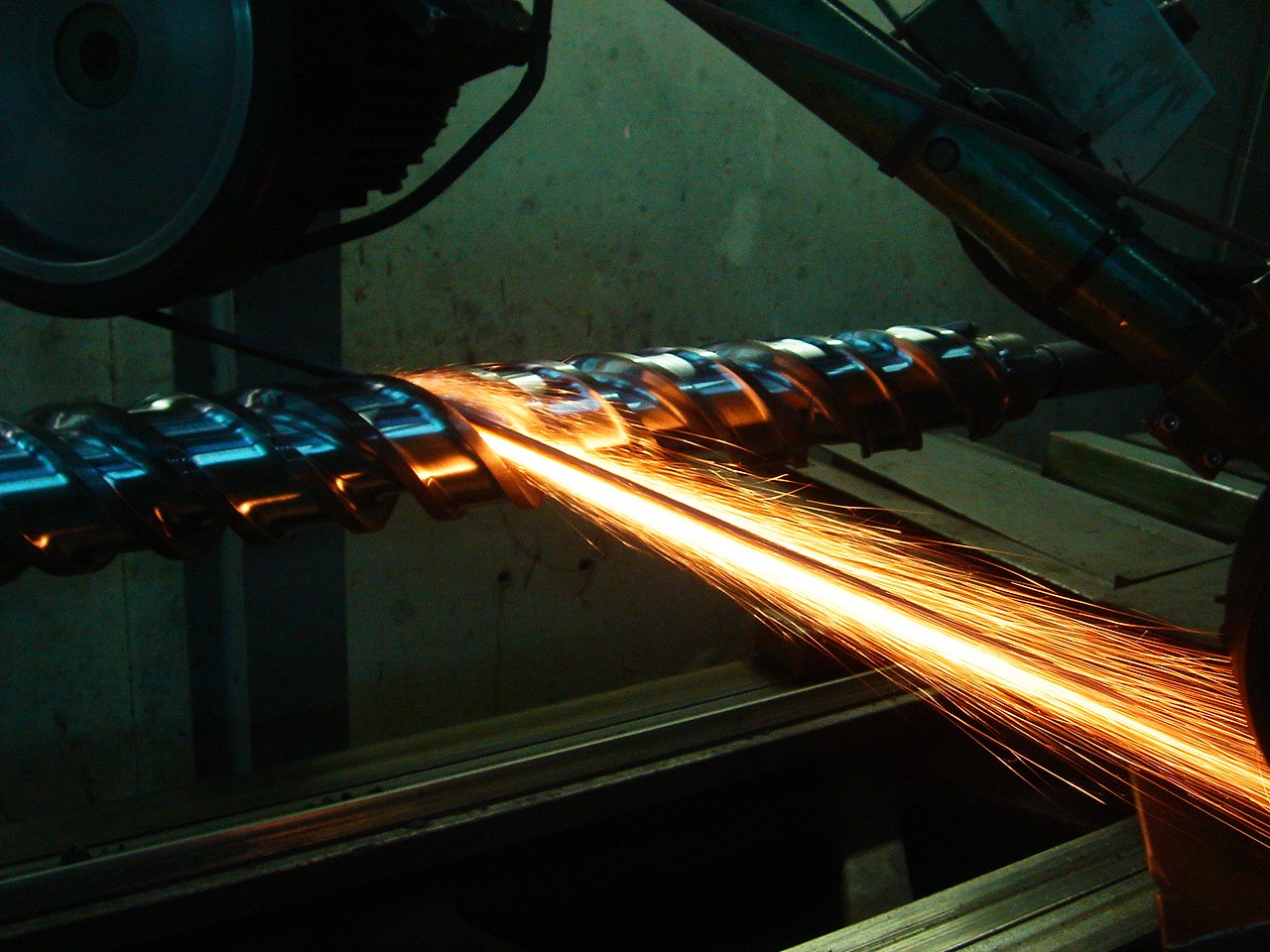 Vis extrusion - Polissage