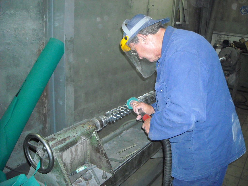 Vis extrusion - Polissage